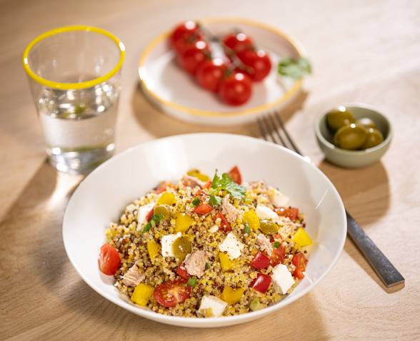 SALADE de QUINOA à la Niçoise - Recette Tipiak